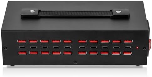 Amazon.com: Portable USB~C Charger Block, 250W(30A) 30 Port (20 A & 10 ...
