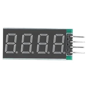 4 Digit 7 Segment LED Display Module, I2C Interface, for DIY Electronics : Amazon.in: Industrial ...