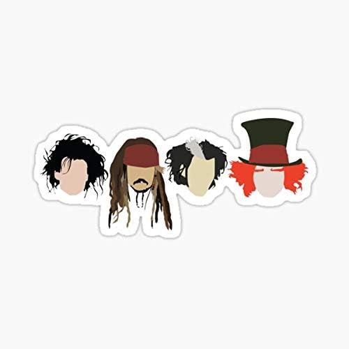 Amazon.com: Johnny Depp - Characters Sticker - Sticker Graphic - Auto ...