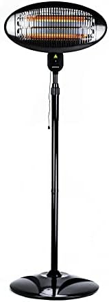 STATUS Outdoor Electric Heater | 2000W Electric Patio Heater | Black ...