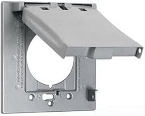Amazon.com: Hubbell-TayMac MX2150S Single Receptacle, 2-Gang ...