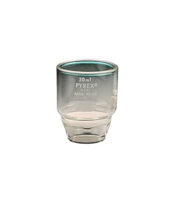 Corning Pyrex Borosilicate Glass High Form Gooch Crucible with 30mm ...