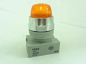 IDEC APW299D-A-120V 120 V AC/DC, 22 MM Diameter, Amber, Dome Lens, Full ...