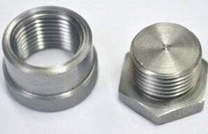 STEEL OXYGEN LAMBDA SENSOR NUT & PLUG BOSS **NEW** M18 X 1.5 : Amazon ...