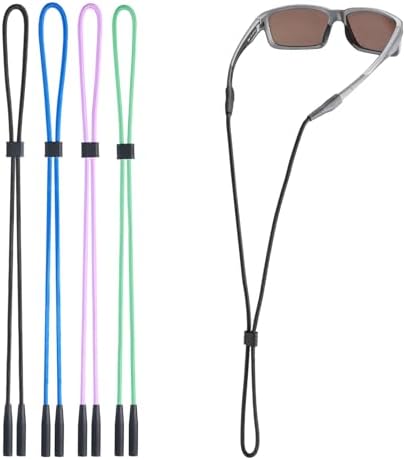Amazon.com: Omnful Glasses Strap -No Tail Adjustable Sunglasses Strap ...