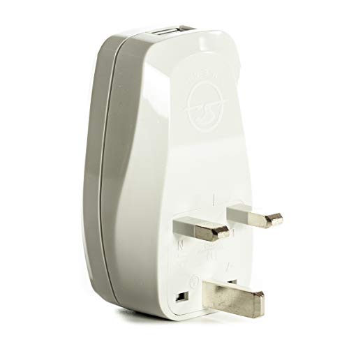 OREI Grounded Universal 2 in 1 Plug Adapter Type G for UK, Hong Kong ...