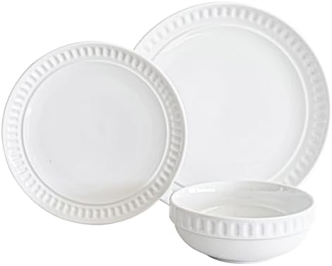 Amazon.com | over&back Dinnerware Set - Porcelain Dish Set with Dinner ...