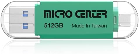 Amazon.com: Micro Center Super Speed 2-in-1 512GB Dual Drive Type C ...