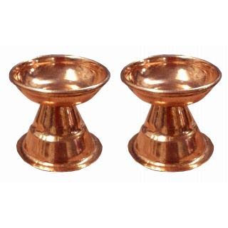 Buy MNAONLINE1931 Copper Diya (4.5 cm, Copper) Online at Low Prices in ...