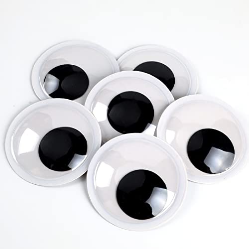 Snapklik.com : Iooleem 6pcs 100mm Extra Large Googly Wiggle Eyes Self ...