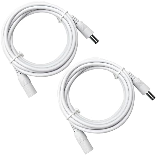 Amazon.com: 2 Pack DC Power Extension Cable 25ft 2.1mm x 5.5mm ...