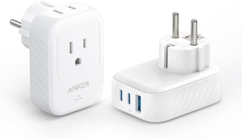 Amazon.com: Anker Nano Travel Adapter, 5-Port Power Adapter with 1 AC ...