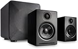 Amazon.com: Audioengine A2+ Desktop 24 Bit Wireless Bluetooth Desktop ...