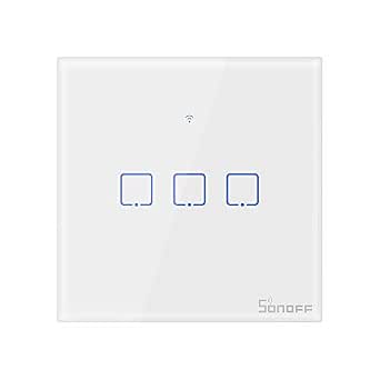 Sonoff Smart Light Switch, WiFi Touch Wall Light Switches Works with ...
