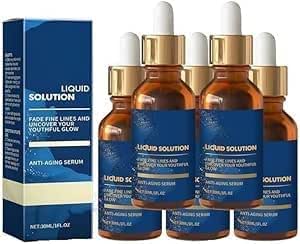 5Pcs OLAVITA Face Serum, Liquid Wrinkle Reduction for The Face and Neck ...