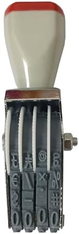 Amazon.com : ZHEHUA Rubber Date Stamp,Multi-Function DIY 4-Digits ...