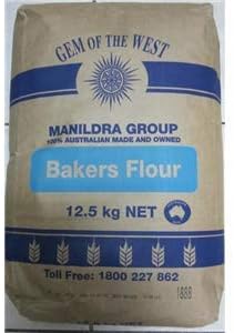 MANILDRA Baker Flour 12.5KG : Amazon.com.au: Pantry Food & Drinks
