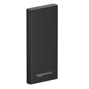 Amazon Basics 10000mAh 22.5W Fast Charging Power Bank with Cable ...