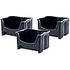 Amazon.com - Mighty Tuff Jumbo Stackable Storage Bins, Pack of 3, Easy ...