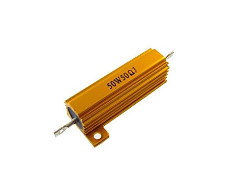 50W 50 Ohm Power Resistor Wirewound Aluminum Load: Amazon.com ...