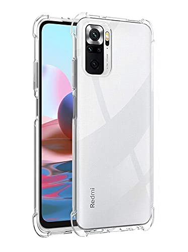 ZEDN Silicone Back Case for Redmi Note 10 (4G) Back Cover Slim Clear ...