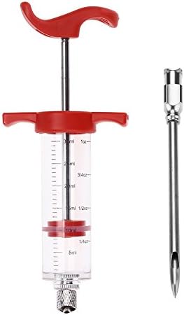 Amazon.com: Marinade Injector Syringe and Brushes Set, Meat Injector ...