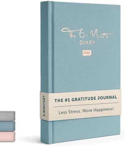 Amazon.com : 6-Minute Diary Pure – 3 Million User Gratitude Journal for ...