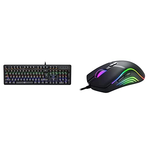 Redgear Shadow Amulet Mechanical Keyboard with Clicky Blue Switch ...