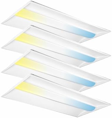 2x4 FT Center Basket LED Troffer Panel Light, 30/40/50/60/72W, 5CCT ...