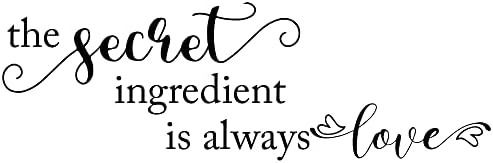 Amazon.com: The Secret Ingredient is Always Love Vinyl Kitchen and ...