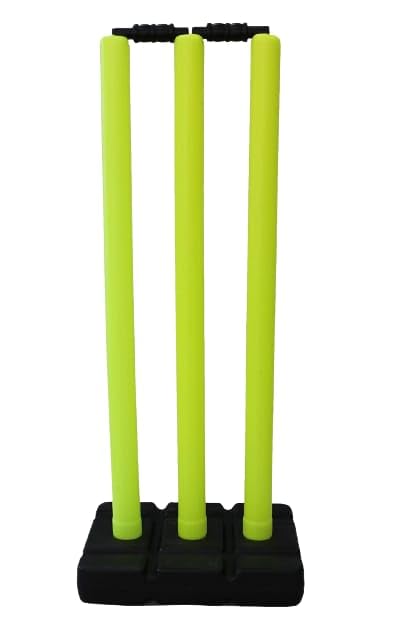 Buy Hyper Heavy Plastic Cricket Large Stumps Set - 3 Stumps + 2 Bails ...