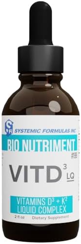 Amazon.com: Systemic Formulas DV3 Liquid BioNutriment Vitamin D3 Plus ...