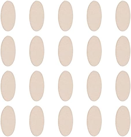Amazon.com: Wood Cutout Shapes 20pcs Unfinished Wood Oval Circle Wood ...