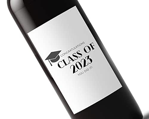 Amazon.com: Champagne Label Graduation Gift | Bachelor's Degree | Class ...