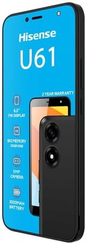 U61 Smartphone – 5.99" HD Display, 2GB RAM, 32GB ROM, Dual 5MP Cameras ...