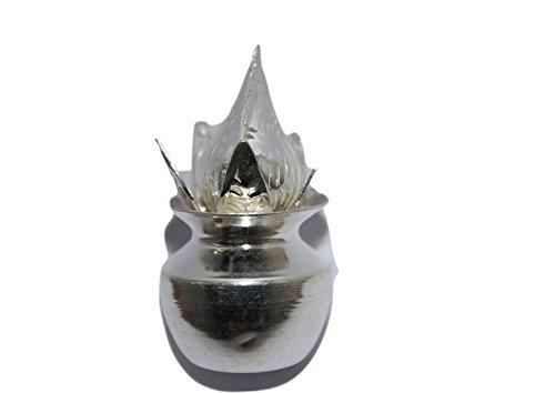 Menaka's 90% Pure Silver Hand Crafted Kalasa Set 22-24 Gms : Amazon.in ...