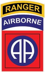 Amazon.com: US Army 82nd Airborne Division w Ranger Tab SSI () 6" Decal ...
