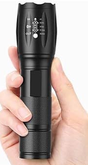 Flashlight Hand LED Flash Torch Light Outdoor 1200 Lumen XML T6 ...