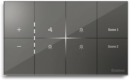 Havells Crabtree iSense Smart Monoblock Touch Panel with1 Fan regulator ...