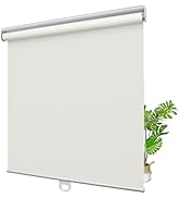 Amazon.com: Pasoun Blackout Roller Shades Cordless Roller Blinds with Heat Insulation Waterproof ...