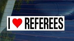 Amazon.com - I Love Heart REFEREES - Window Bumper Sticker