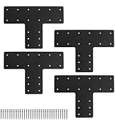 Amazon.com: 10x10 L Post Bracket 4PCS, L Flat Mending Plate for Wood ...