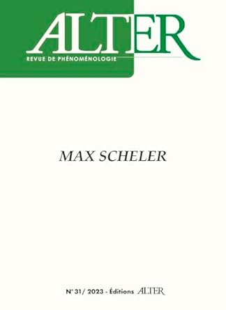 Amazon.com: Max Scheler: 9782959146701: Agard, Olivier, Depraz, Natalie ...