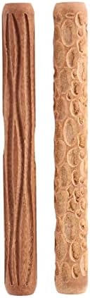 Amazon.com: pizarra 2Pcs Clay Modeling Pattern Rollers, Cobblestone ...