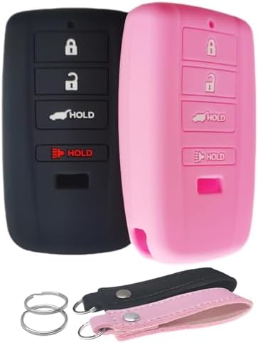 Amazon.com: waymei Silicone Key Fob Cover Remote Keyless Case Protector ...