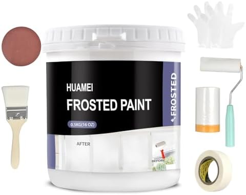 Frosted Glass Paint for Windows Privacy Paint, 16oz Waterproof & UV ...
