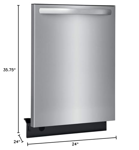 Frigidaire FDSH4501AS 24" Built In Dishwasher with 14 Place Settings ...