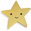 Amazon.com: Night Owl Paper Goods Gold Star Enamel Pin for Jacket, Hat ...
