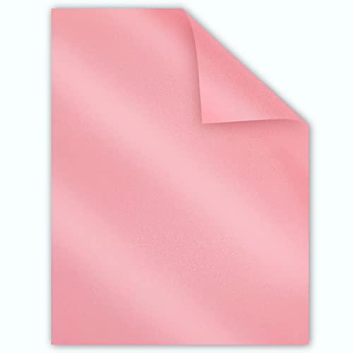 Snapklik.com : Pink Shimmer Cardstock Paper, 100 Pack, 92 Lb Cover ...
