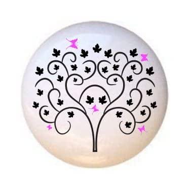 Ceramic Cabinet Knobs Christmas Tree - Holiday Decorative Drawer Pulls ...